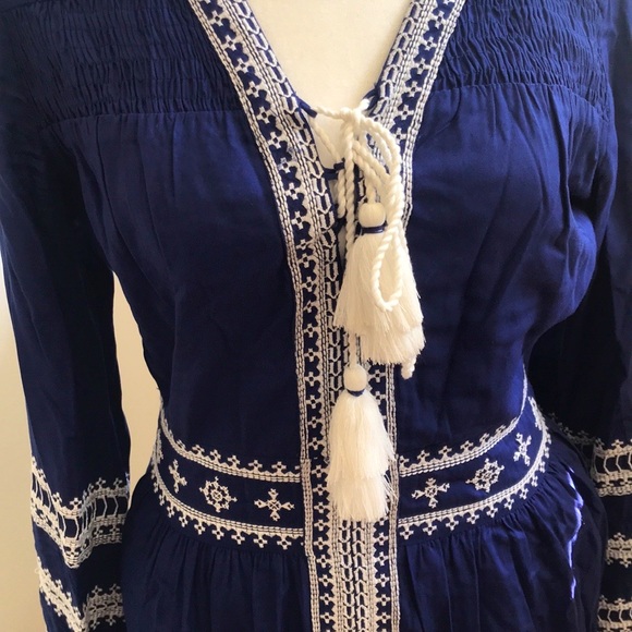 Roberta Roller Rabbit | Tops | Roller Rabbit Xs Tunic Royal Blue | Poshmark